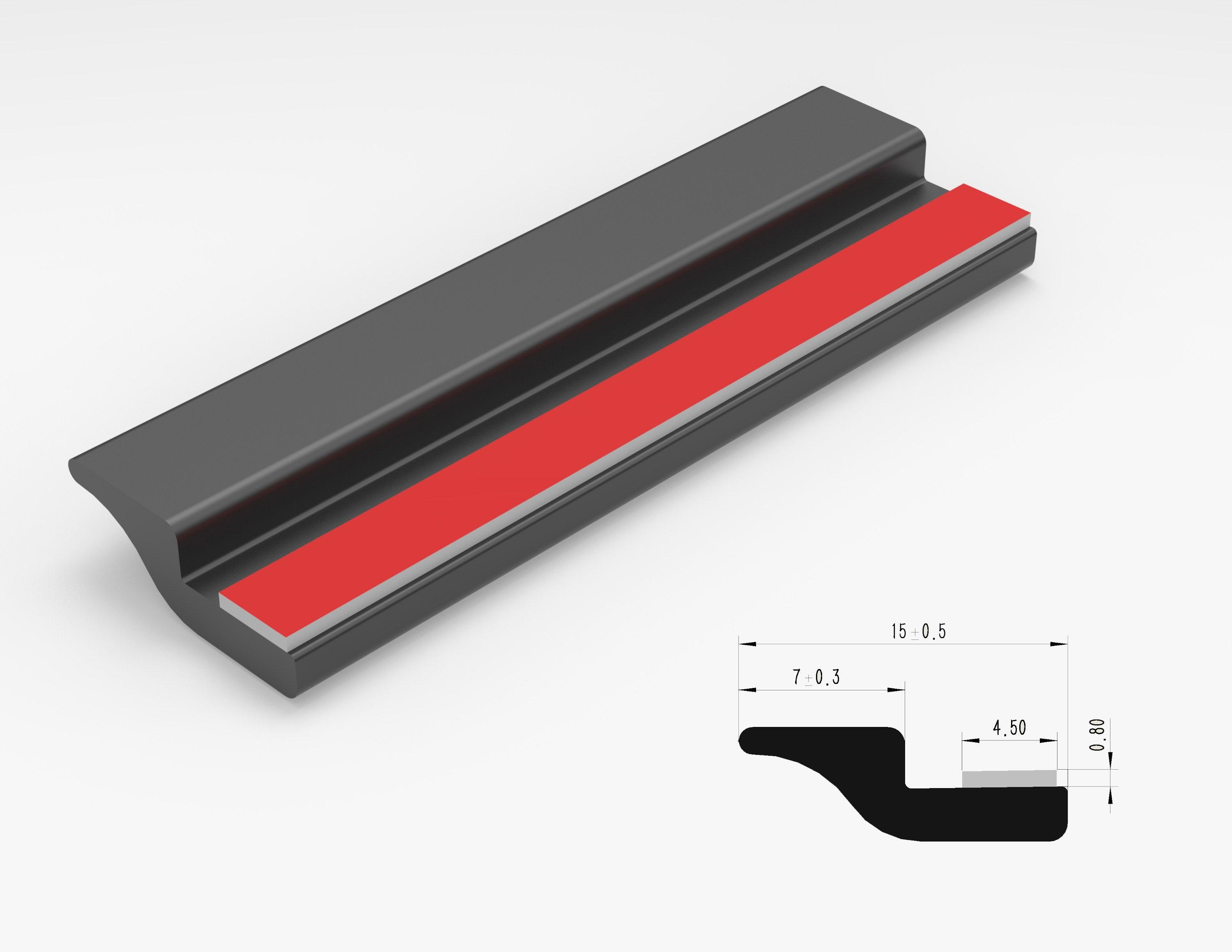 Moldings - channel, underside and model-specific