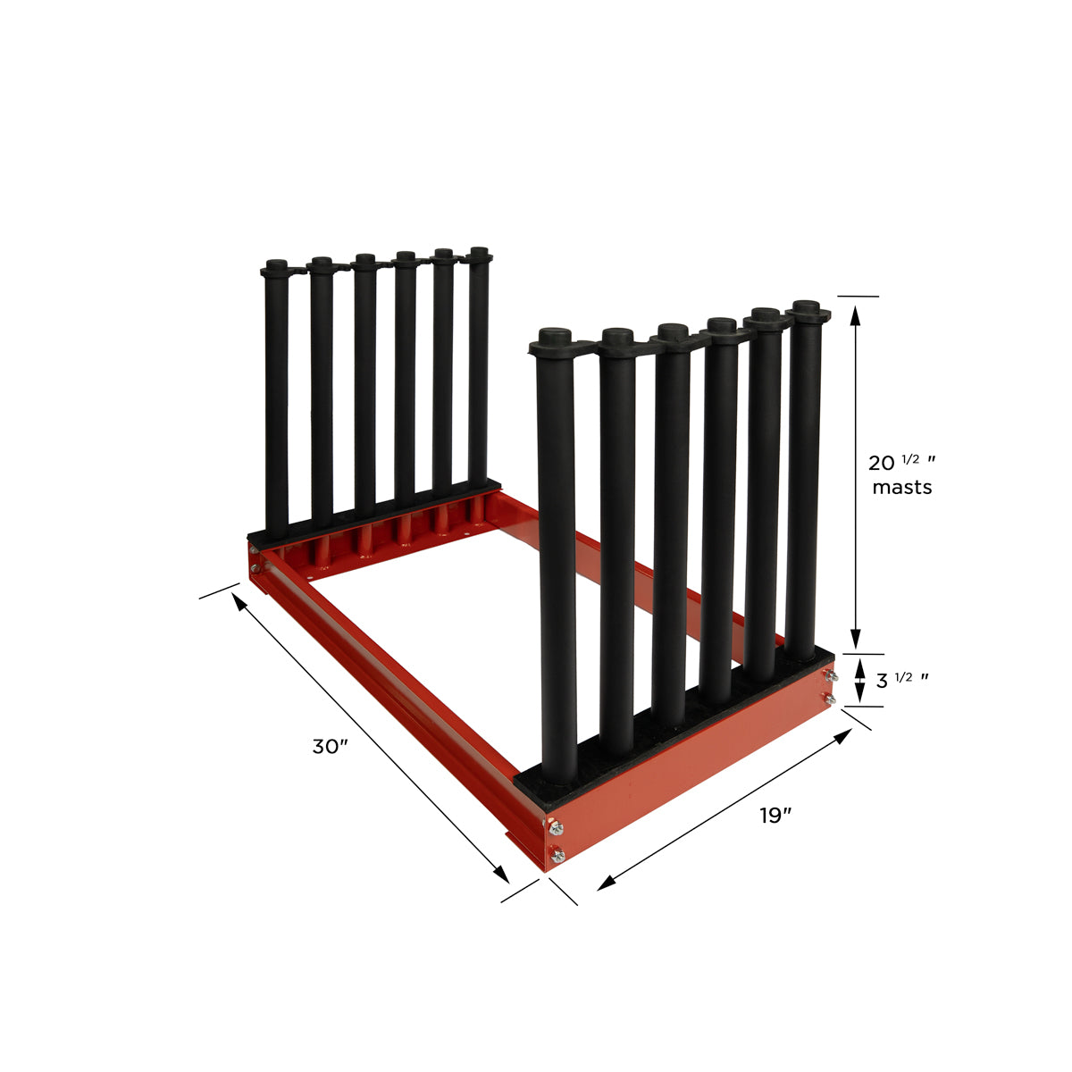 Windshield Metal Rack 5-Slot Heavy Duty WR-5