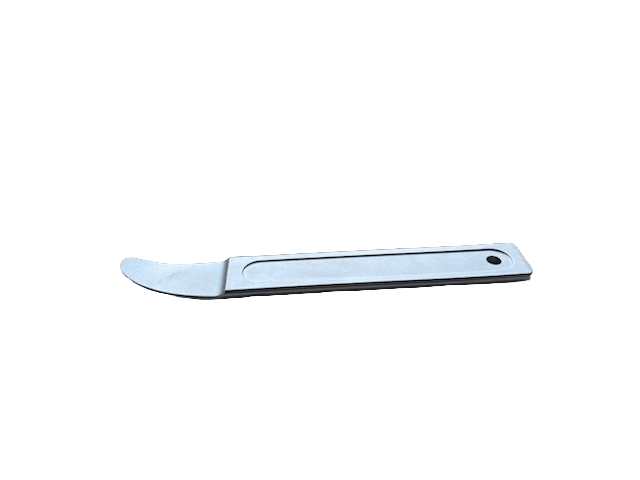 Metal Skin Wedge Pry Tool with One Curved End MSW-1E