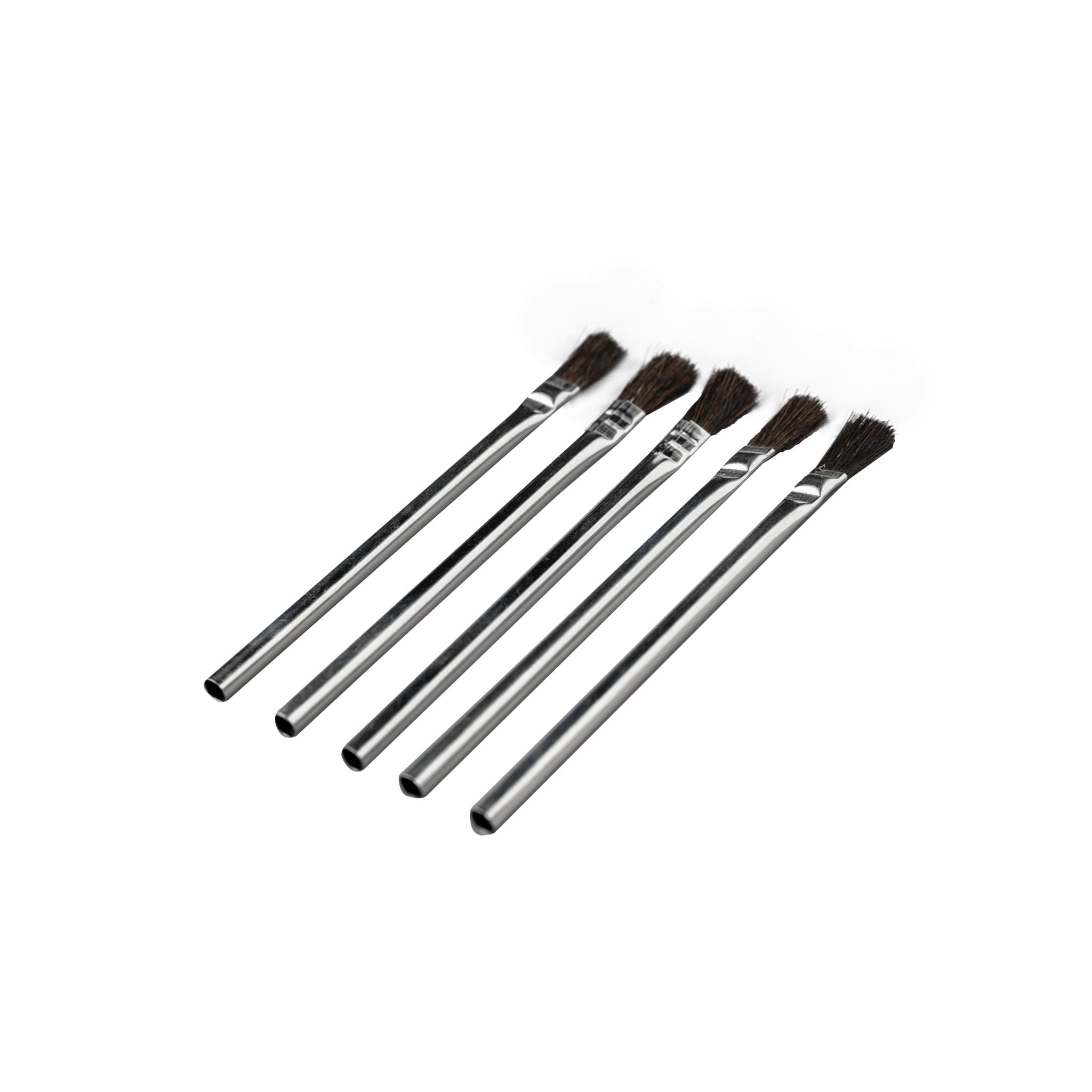Pinchweld Cleaning Horsehair Brush, 6" Metal Handle, 100PCS/Pack, PB-6